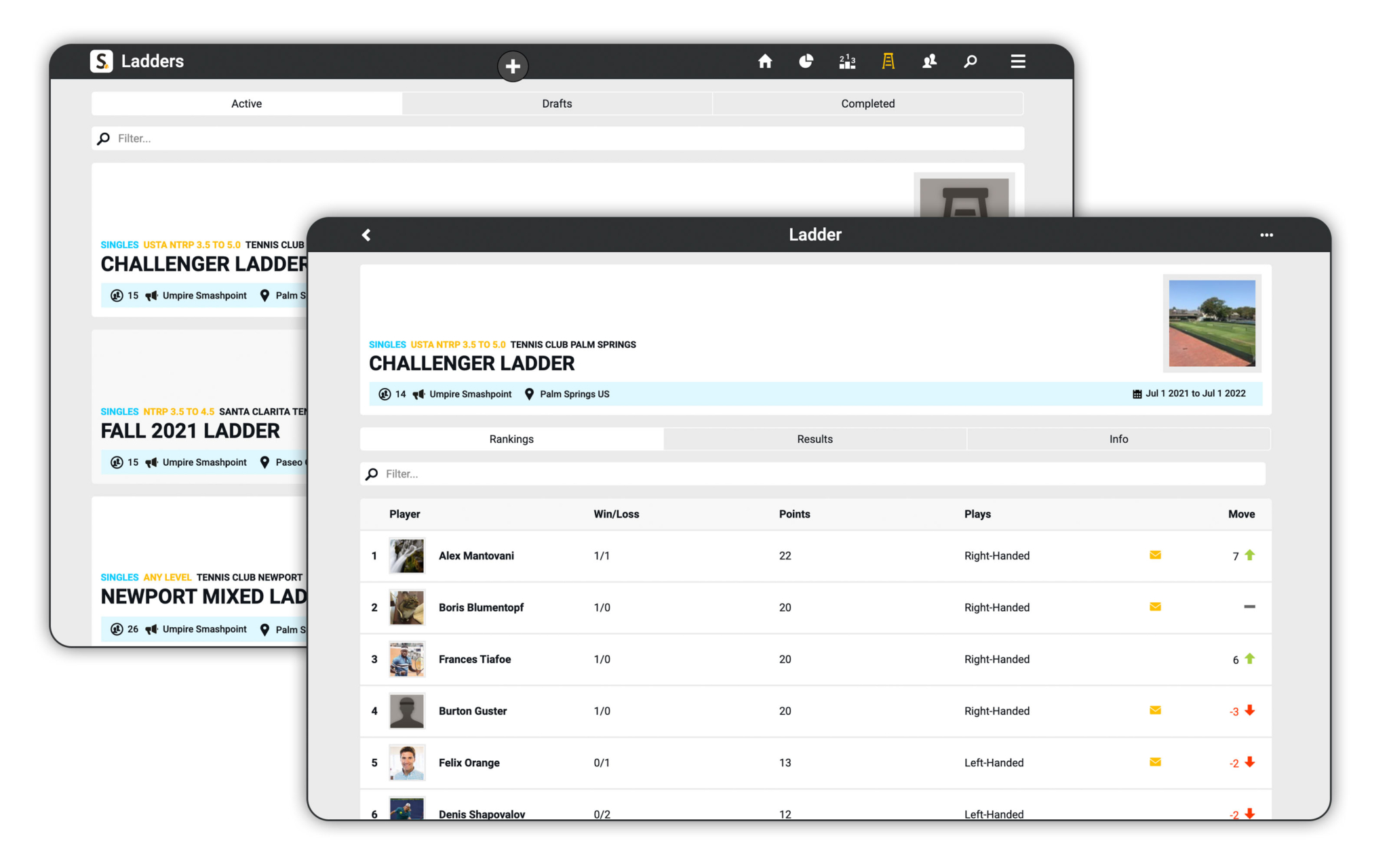 Smashpoint Tennis Tracker